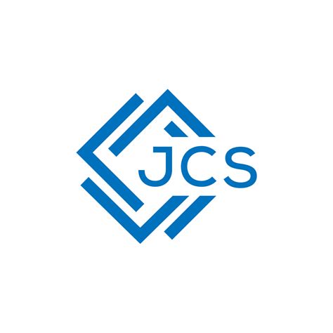 Jcs Letter Logo Design On White Background Jcs Creative Circle Letter