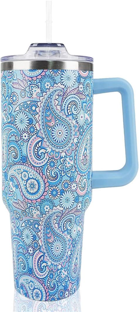 40 Oz Tumbler With Handleinsulated Tumbler With Lid And Strawvacuum