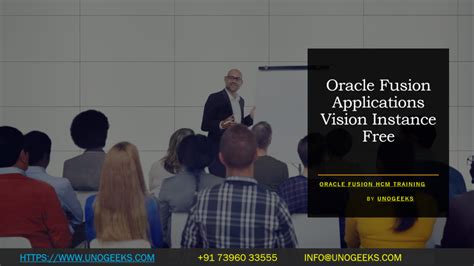 Oracle Fusion Applications Vision Instance Free