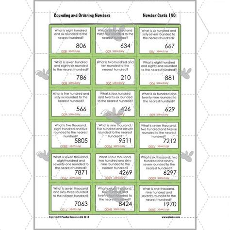 Rounding And Ordering Numbers Year 4 Place Value By Planbee