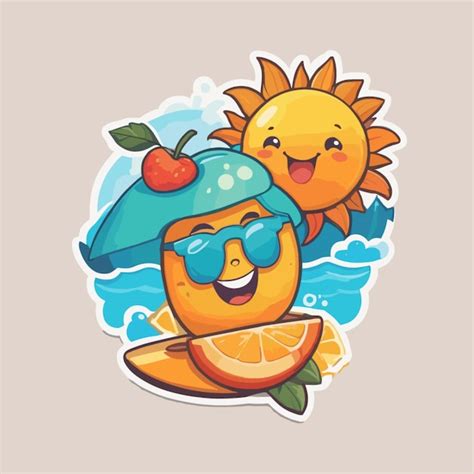 Premium Vector Summer Cartoon Vector