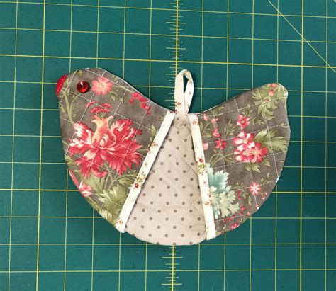 Printed Bird Shaped Potholder Sewing Pattern Bl Handmade