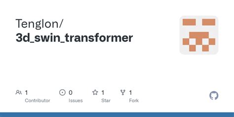Github Tenglon 3d Swin Transformer
