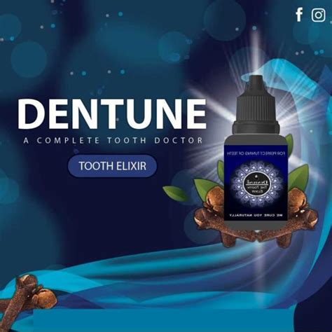Dentune The Tooth Elixir 2 Drop Unique Liquid Toothpaste Jiomart