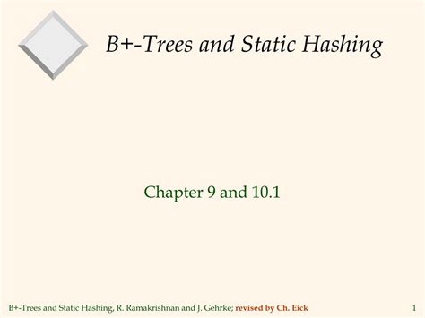 Ppt B Trees And Static Hashing Powerpoint Presentation Free