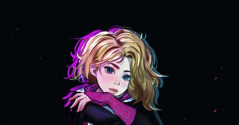 Spiderman Spidergwen Gwenstacy Gwen Stacy Pixiv