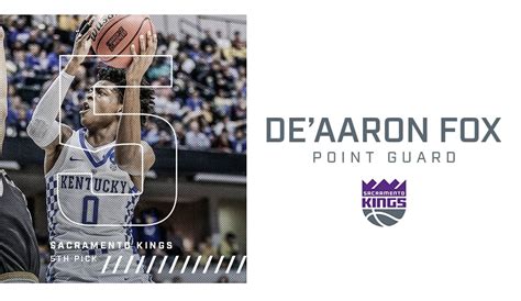 Kings Select Deaaron Fox In The First Round Of 2017 Nba Draft