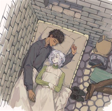 Purin Ga Umai Kabru Mithrun Dungeon Meshi Highres 2boys Bags