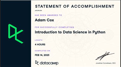 Adam Cox On Linkedin Python Datascience Datacamp