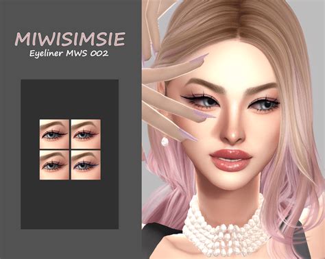 Eyeliner MWS 002 Gallery The Sims 4 Create A Sim CurseForge