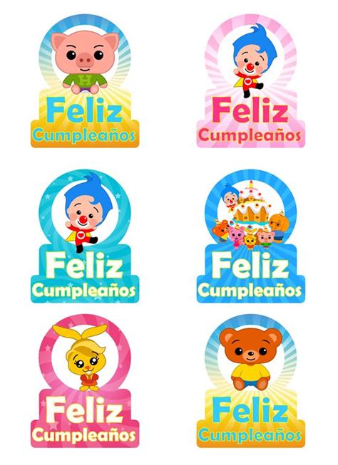 Pin de teresa en plim plim Imprimibles gratis cumpleaños Imprimibles
