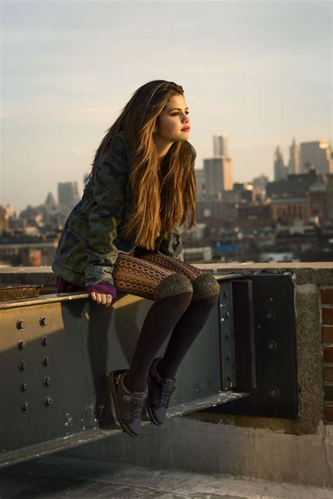 SELENA GOMEZ Adidas Neo Winter 2014 Photoshoot HawtCelebs