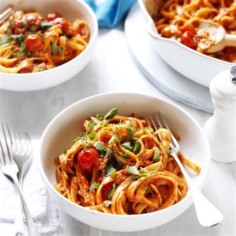 Collect This Creamy Tomato And Herb Fettuccine Recipe By Foodbank