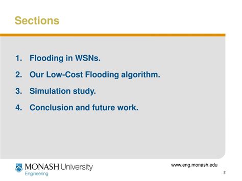 ppt a low cost flooding algorithm for wireless sensor networks
