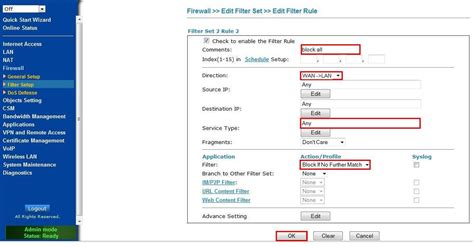 How To Block All Ports And Open Just Certain Ports Direction Is Wan To