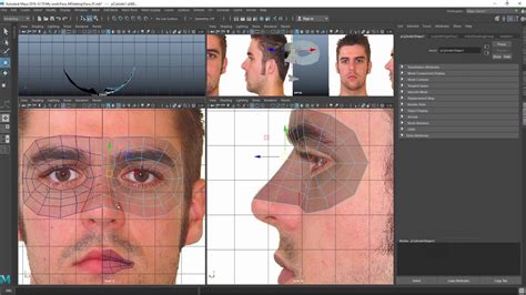 Face Modeling In Maya Part 01 Youtube