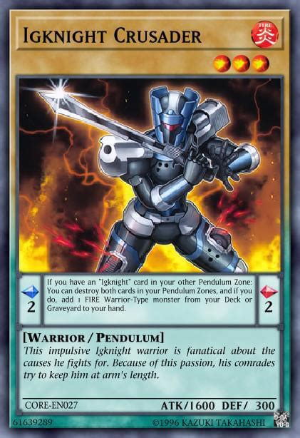 Igknight Crusader Yu Gi Oh Tcg Ygo Cards