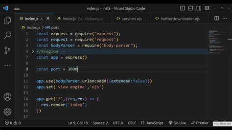 Nodejs Express Twitter Api To Download Posts And Videos Of User Using