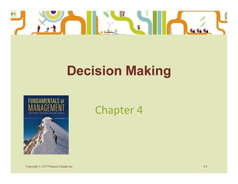ch4 decision making lecture notes ch4 decision making chapter 4 p