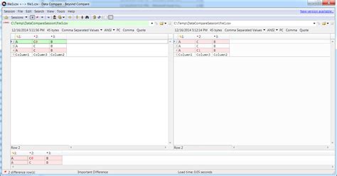 Csv How To Get Beyond Compare To Compare Data Files Matching Columns