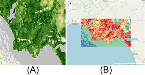 Different Color Palette For Ndvi Image On Leaflet Map Apps Services