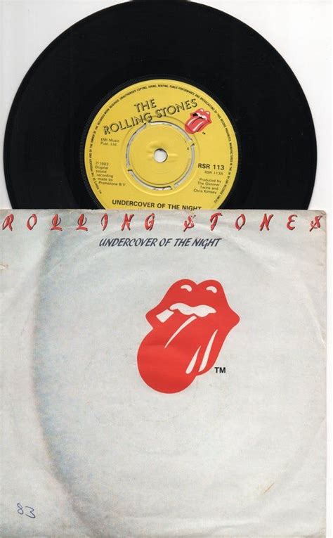 ROLLING STONES Undercover Of The Night Uk Issue Original Etsy UK Rolling Stones