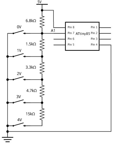 Read Multiple Buttons With A Single Microcontroller Input 4 Methods