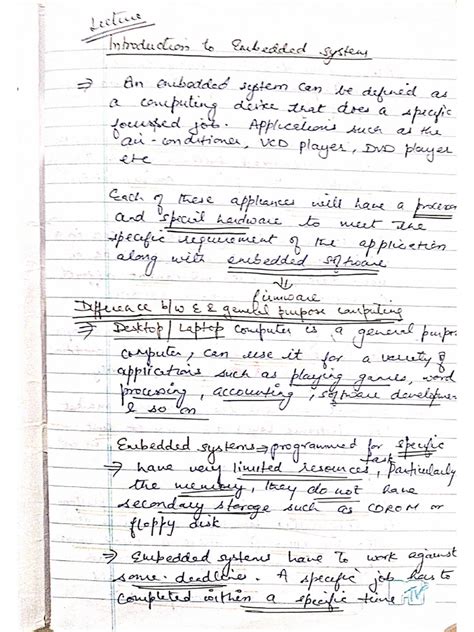 Embedded System Notes Pdf