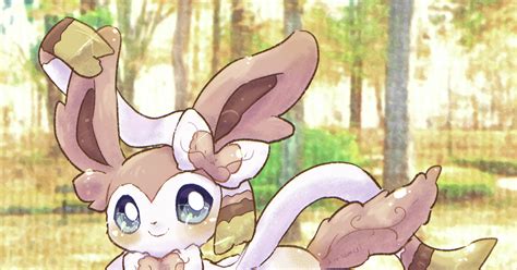 ポケモン 紅葉風ニンフィア🍁 綺沙良《旧名ウナs》のイラスト Pixiv