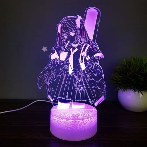 Hatsune Miku Led Night Light ห้องนอนโต๊ะข้างเตียงเครื่องประดับตกแต่งบรรยากาศ Shopee Thailand