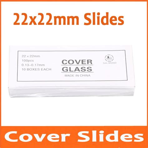 1000pcs Optical 22x22mm Length Biomicroscope Microscope Glass Slide