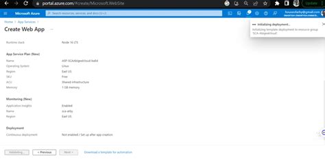 Deploying An App Service In Azure And Connecting To Sql Database Dev