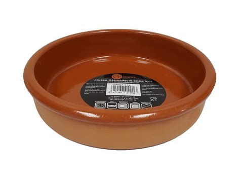 Rustic Terracota Cazuela Clay Cookware 20 Cm Supermarket Italy