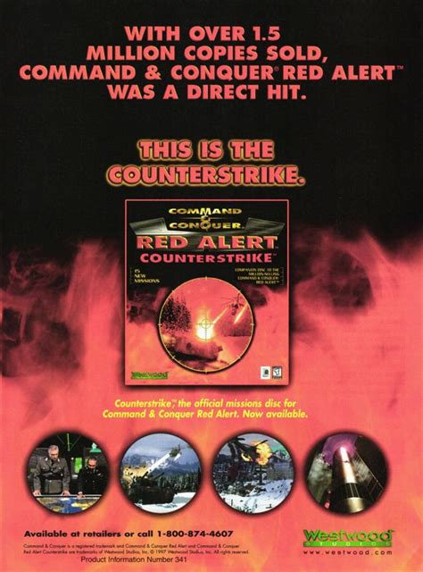 Command And Conquer Red Alert Counterstrike Official Promotional Image Mobygames