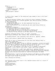 Assignment TS Rmd Title Assignment TS Tejasvi Srigiriraju GR