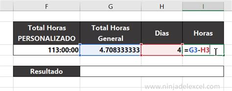 Como Convertir Horas En Días En Excel Ninja Del Excel