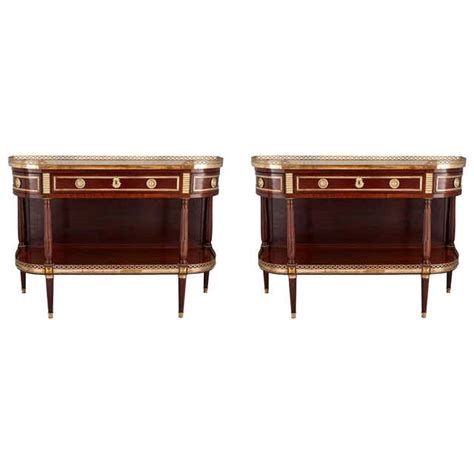 Large French Neoclassical Style Gilt Bronze Mounted Bed For Sale At