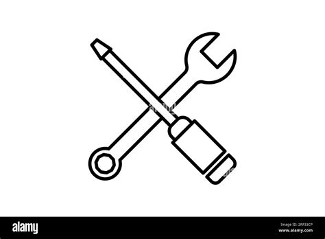 precision setup icon icon related to setup and adjustments line icon