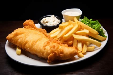 Premium Photo Crispy Delights Perfect Beer Battered Fish And Chips Recipe