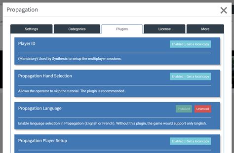 Game Plugins A General Overview Synthesis VR