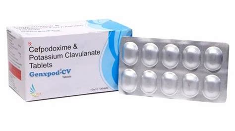 Cefpodoxime Potassium Clavulanate Tablet At Rs 225stripe