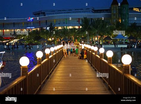 Ancol Beach City Jakarta Indonesia Stock Photo Alamy