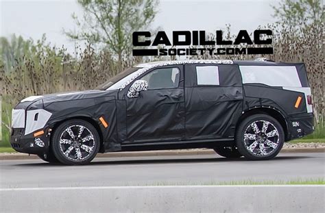 Electric Cadillac Escalade Iq Prototype Spied Testing Photos