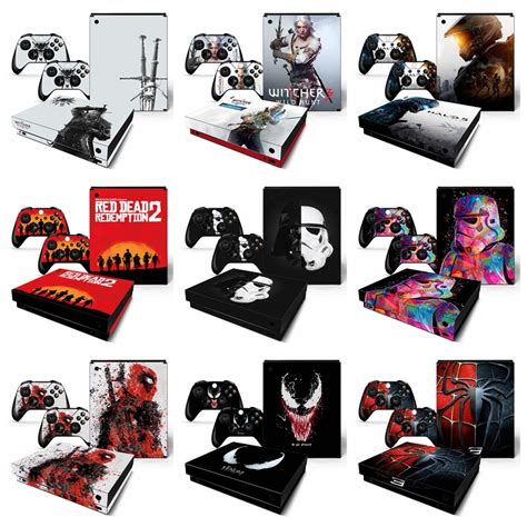 41 Colors Xbox One X Skins Wrap Sticker With Two Free Wireless