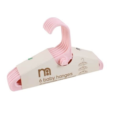 ⭐️ خرید اینترنتی چوب لباسی نوزاد مادرکر مدل 2022 رنگ صورتی مجموعه 6 عددی 1403 فروشگاه دیگسون ⭐️