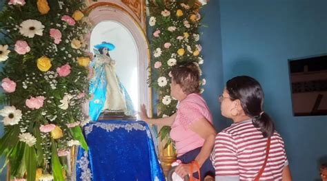 Familias De Chinandega Festejan A La Virgen De Hato Como Inicio De Su