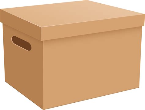 Storage Box Clipart Design Illustration 9398496 PNG