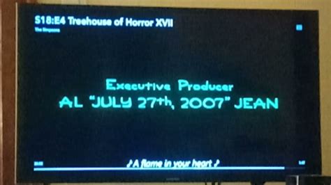 Treehouse Of Horror Xvii End Credits Youtube
