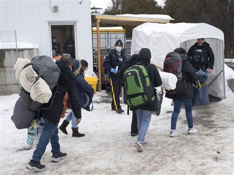 Asylum Seekers Continue Crossing At Roxham Road Canada Com