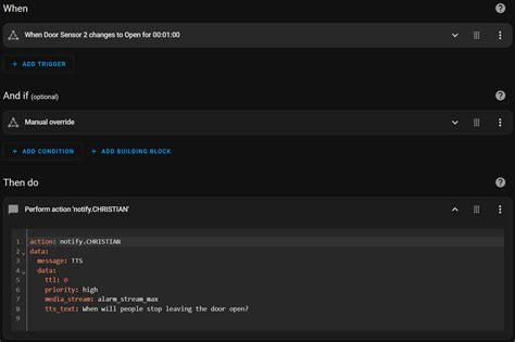 Notify Groups In Automation Actions Configuration Home Assistant Community